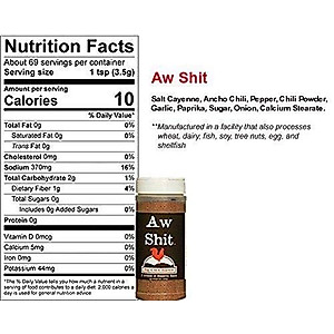 Big Cock Ranch - Box o' Shit Sampler Pack of 4 Different Seasonings (1 each of Bull, Special, Good & AW)