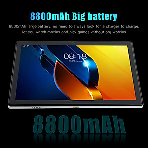 Kids Tablet, Dual Camera 100240V MT6711 10 Core 2.5Ghz 6GB 128GB Tablet PC 5G WiFi Call Play (US Plug)