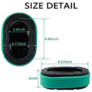 2 Pack 32 083 09-S Air Filter Replacement for Kohler KT715 KT725 KT730 KT735 KT740 KT745 19HP-26HP Engine MTD Cub Cadet Lawn Mower 7000 series Air Filter Reaplces# 32 883 09-S1 32 083 09