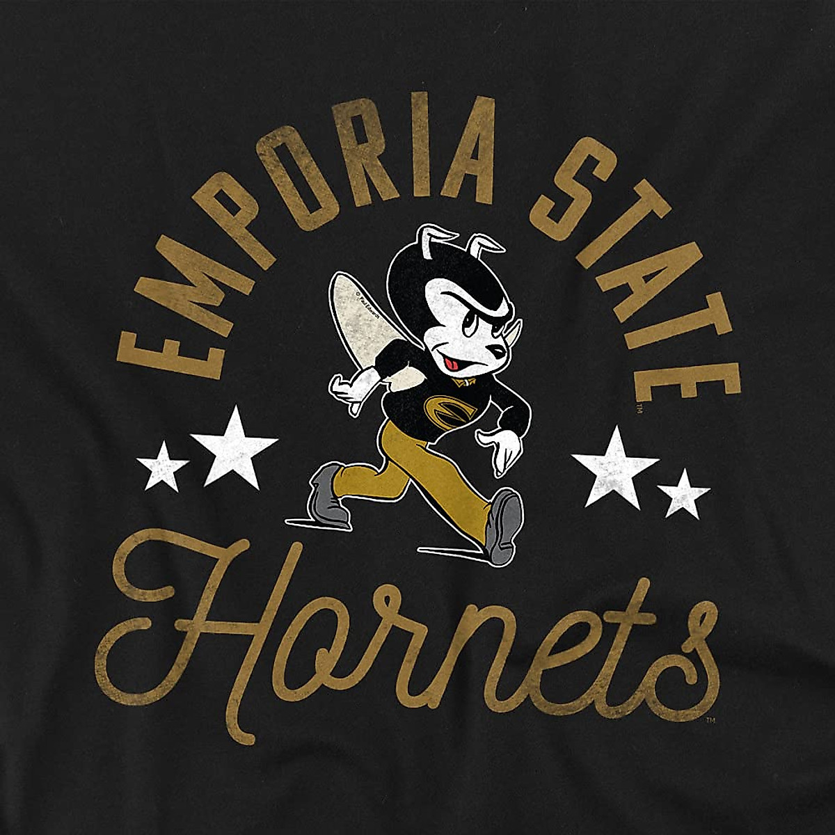 Emporia State University Official Hornets Unisex Adult T-Shirt, Hornets, Large
