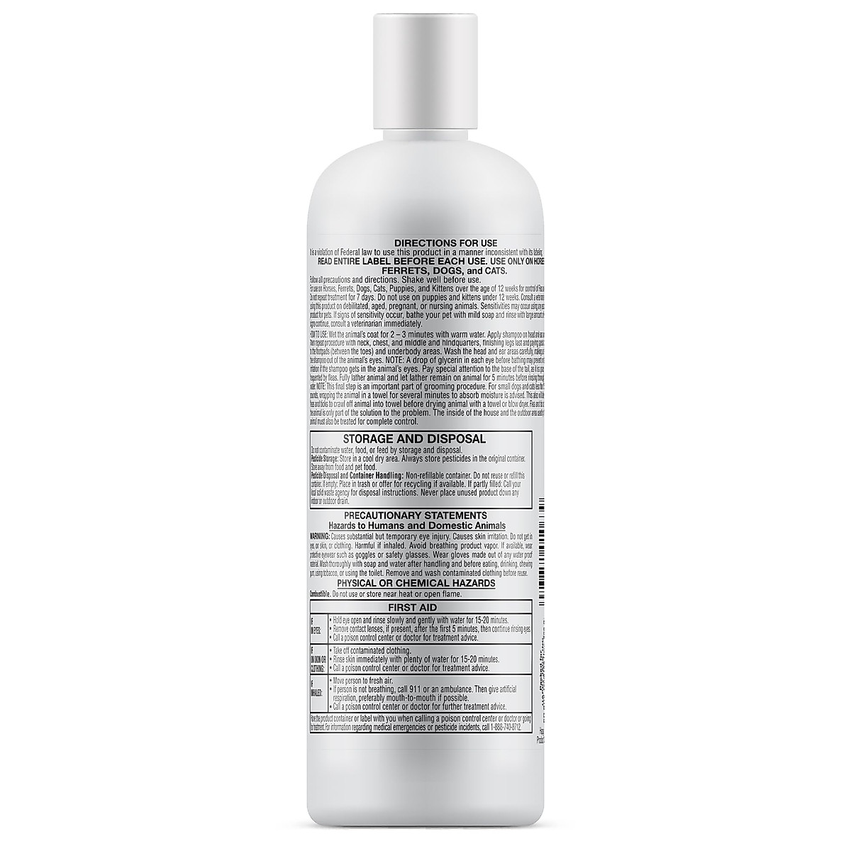 Happy Jack Paracide Flea & Tick Shampoo for Dogs, Dog Flea and Tick Treatment, Flea and Tick Prevention for Cats, 8 oz