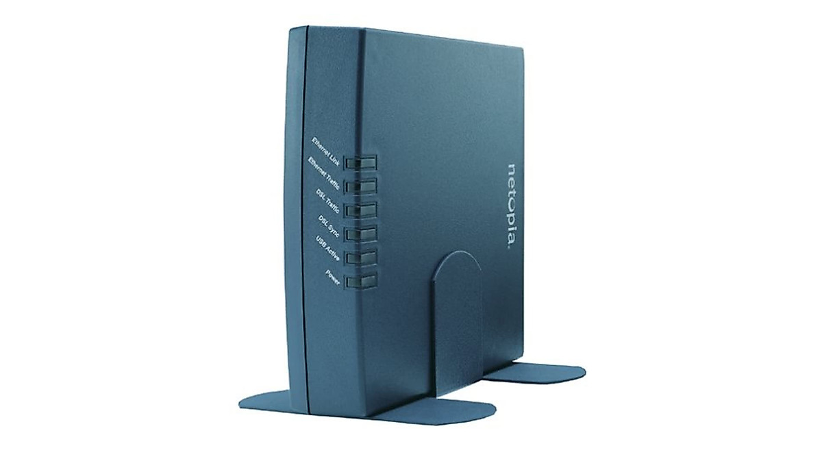 Netopia Broadband Router, 3341 Adsl Smart Modem with Enet USB NAT Dhcp ...