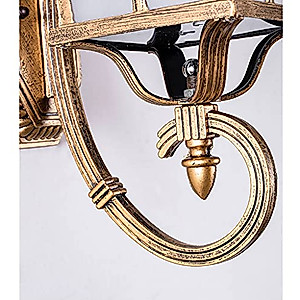 SHIJIANX Solar Lights Outdoor Solar Wall Lantern, Dusk to Dawn Decorative Led Wall Sconce Light Fixture with No Wiring Required -Solar Wall Light-Smart Home Outdoor Waterproof Garden Light