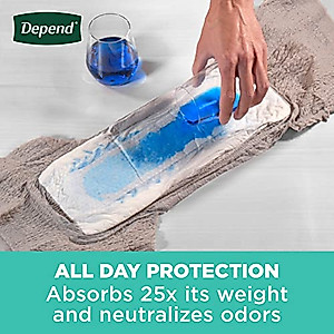 Depend Fresh Protection Adult Incontinence Underwear for Men (Formerly Depend Fit-Flex), Disposable, Maximum, Extra-Large, Grey, 26 Count, Packaging May Vary