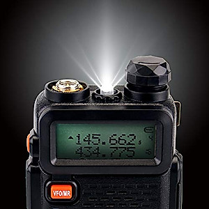 Retevis RT-5R Dual Band Two Way Radios Long Range, High Power 128CH 2 Way Radio, Flashlight 1400mAh Walkie Talkies for Adults with Earpiece (6 Pack)