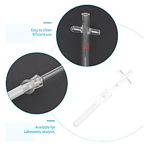 2ml Glass Cell Tissue , Glass Tissue Homogenizer Lab Pestle Lab Glass Tube Laboratory Tool with Pestle for School Students Science Experiment