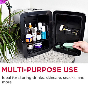 FRIGIDAIRE Portable 10L, 15-can Mini Fridge Brushed Stainless Rugged Refrigerator, EFMIS188-SS