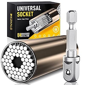 KEZKALS Gifts for Men, Universal Socket Tools Gifts for Him, Cool Gadgets Tools for Men, Mens Gifts for Dad, Boyfriend, Husband, Grandpa, Unique Birthday Gifts for Men Who Have Everything
