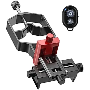 tridaptor - Universal Phone Scope Digiscoping Adapter|High-Precision XYZ Metal Telescope Mount 3-Axis Smartphone Holder for Spotting Scope Monocular Binos|Fits All Cell Phone Camera/Max 2.4" Eyepiece