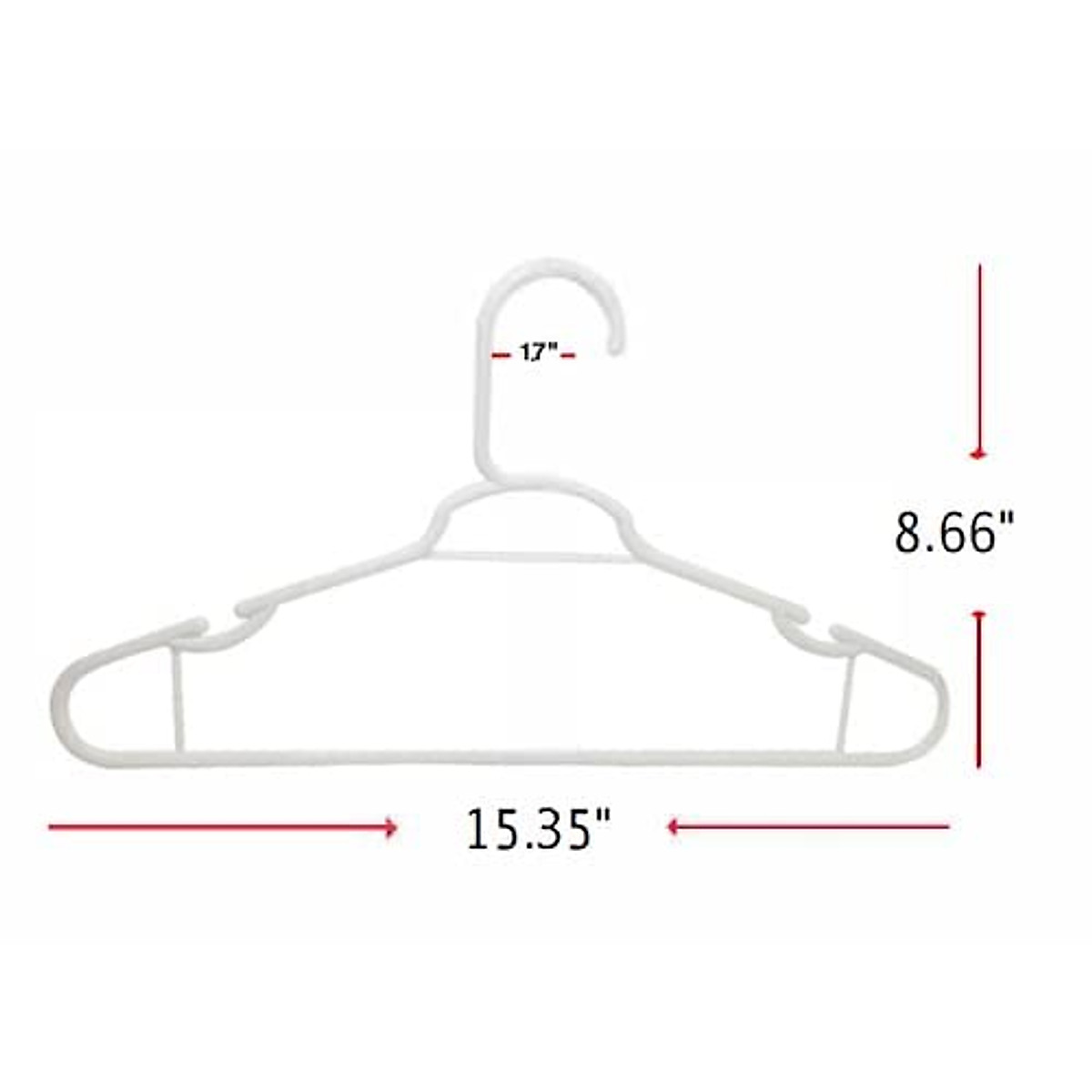 20 Recycled Plastic Hangers