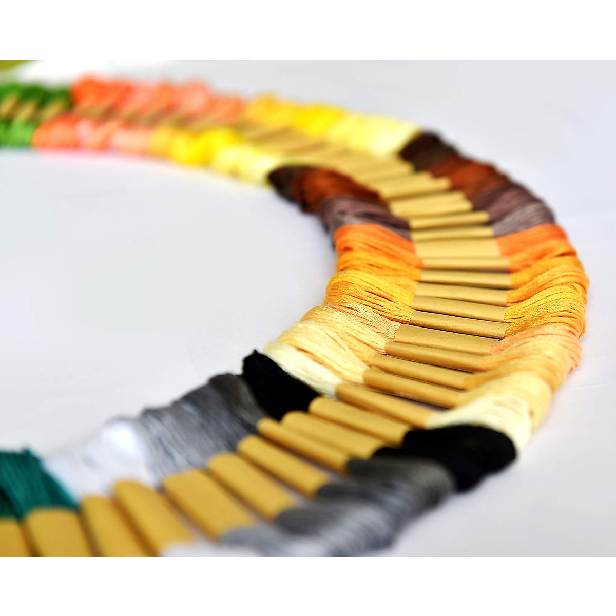 100 Skeins Per Pack -Embroidery Floss - Cross Stitch Threads - Friendship Bracelets Floss - Crafts Floss