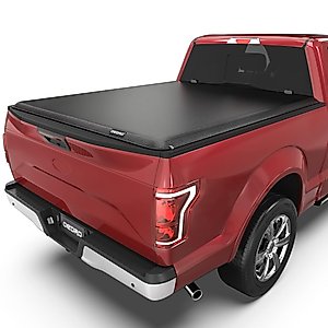 OEDRO Roll Up Truck Bed Tonneau Cover Compatible with 2015-2024 Ford F-150 F150 5.6 Feet Bed