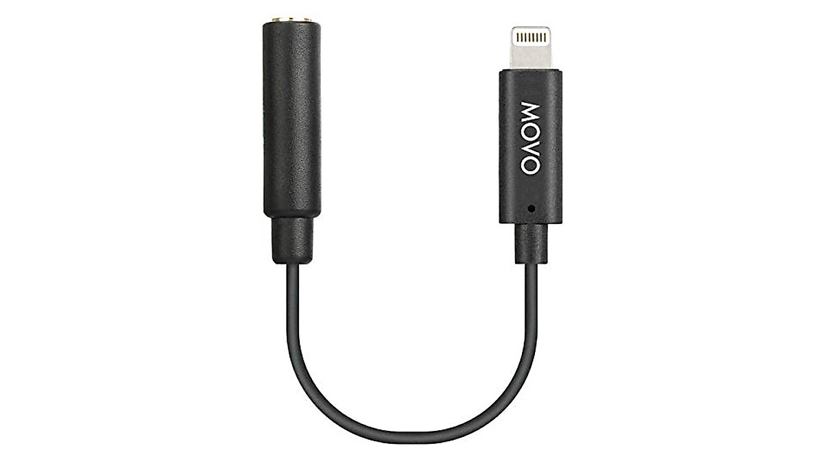 Movo IMA-1 3.5mm to Lightning Microphone Adapter