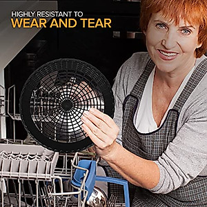 Stock Your Home 9” Paper Plate Holder in Black (12 Count) - Paper Plate Holders Plastic Heavy Duty - Plastic Paper Plate Holder - Woven Paper Plate Holder - Paper Plate Holders Reusable