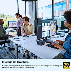 Intel NUC 12 Pro,Latest NUC12WSHi5 Desktop Computer Mini PC(12Core i5-1240P & 4.4GHz 16GB RAM 256GB NVMe SSD,Iris XE Graphics) with Vesa Mounting Bracket, 2xThunderbolt4/WiFi6E/BT5.2/8K/Win11 Pro