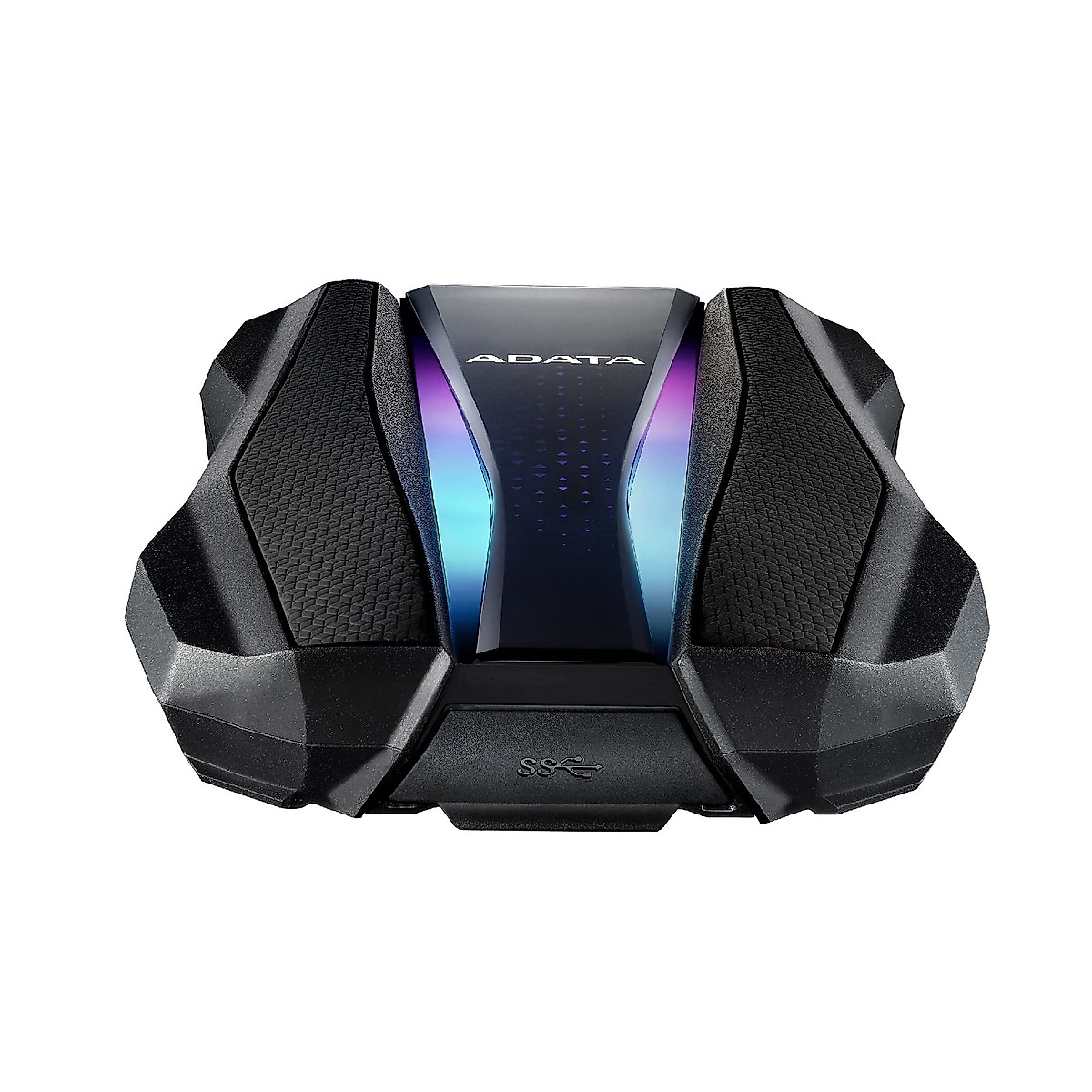 ADATA HD770G 2TB RGB USB 3.2 IP68 Waterproof Dropproof Dustproof External HDD Black (AHD770G-2TU32G1-CBK)