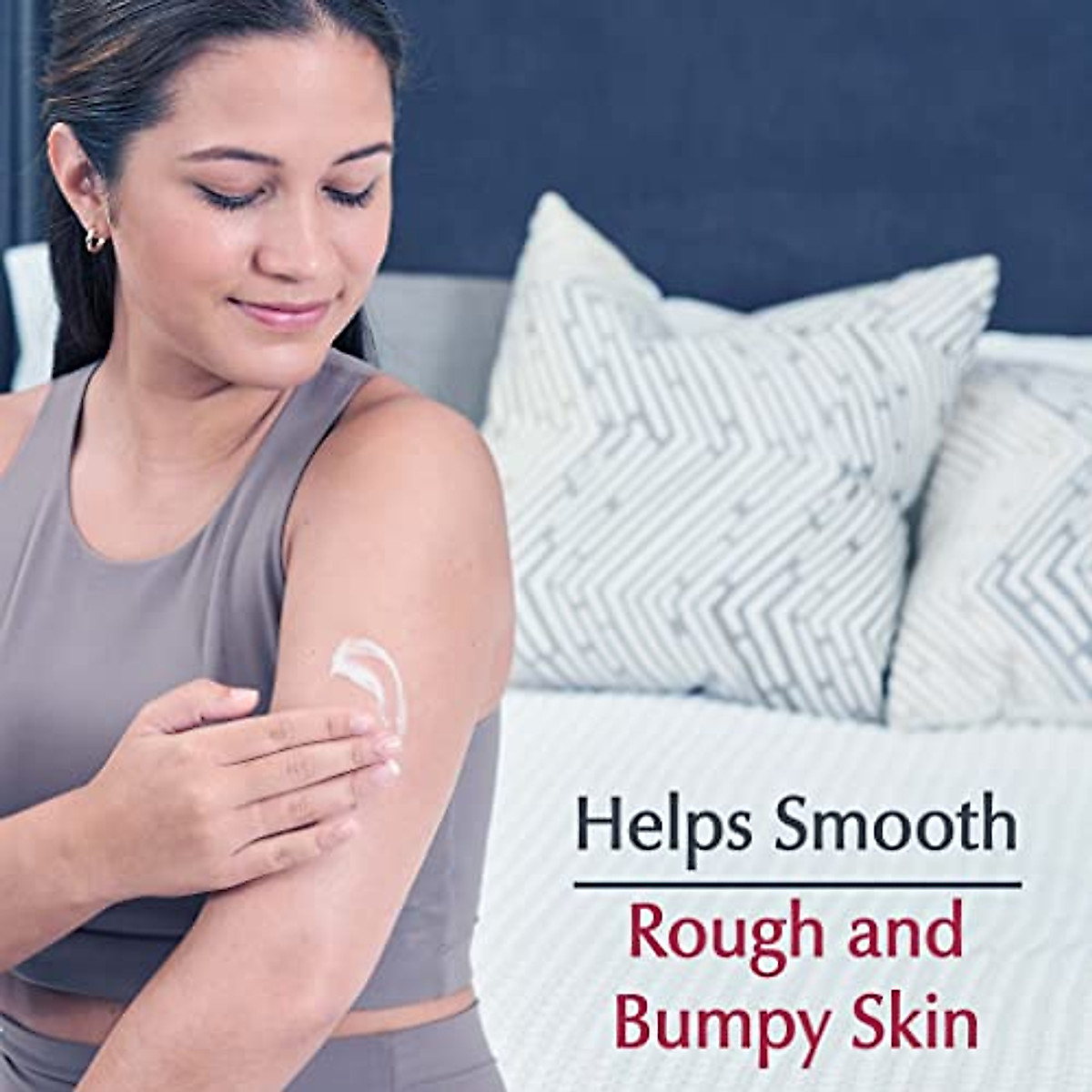 Eucerin Roughness Relief Body Lotion, Unscented Body Lotion for Dry Skin, 16.9 Fl Oz Pump Bottle