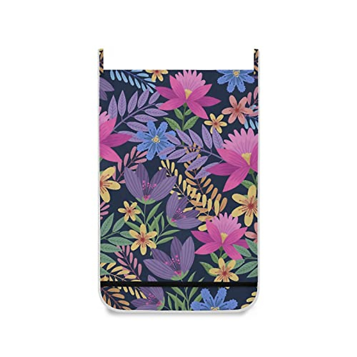 Tatenale Hanging Laundry Hamper Over Door with Stainless Steel Hooks Dirty Clothes Hamper Bag 29.5X20inch