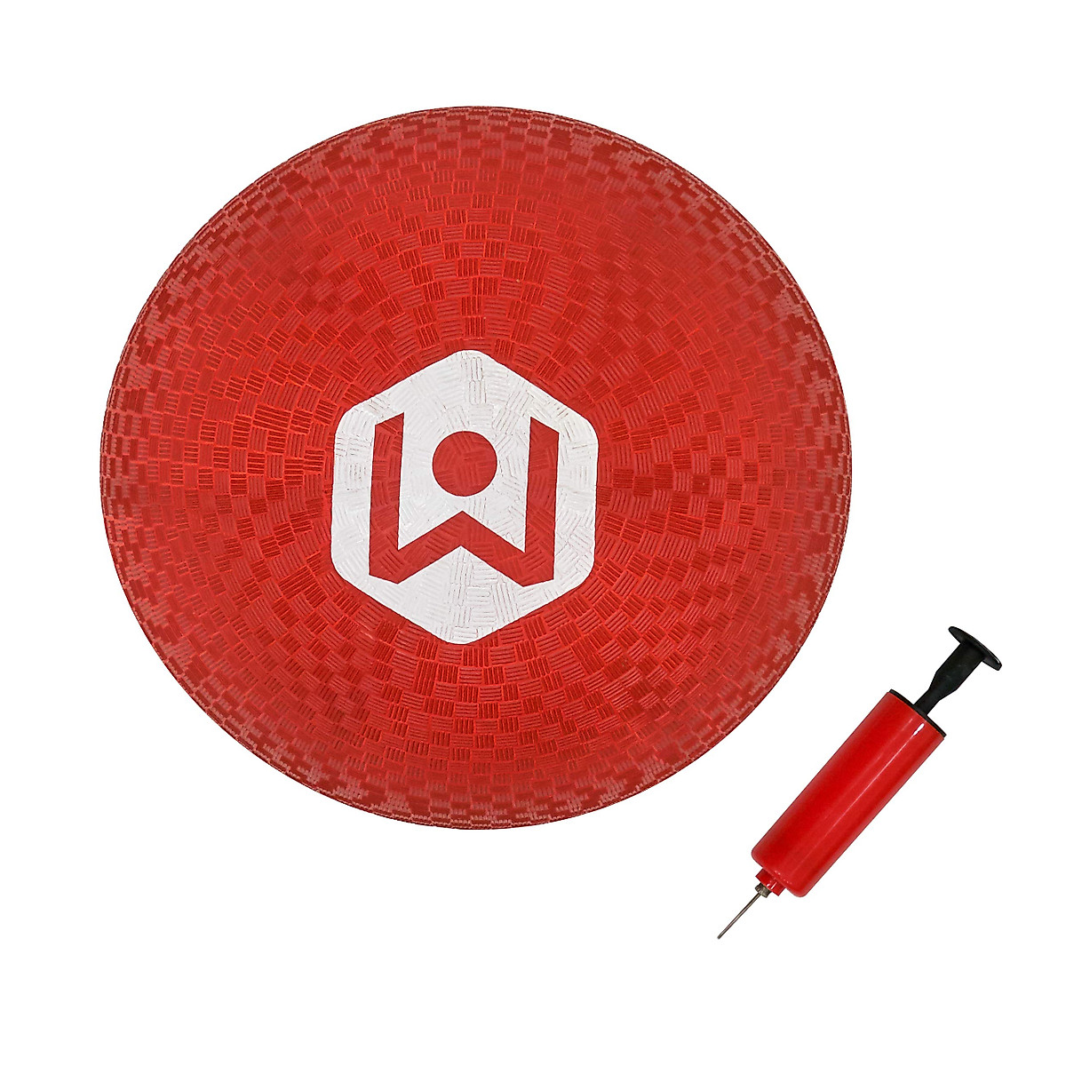 Wicked Big Sports 4 Square Game with Court Lines for Outdoor Play in The Backyard, Beach, Park, Fun for All, red (1925)