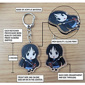 EBTY DREAMS Inc. - Set of 2 Beauty And The Beast Acrylic Keychain Belle, Beast