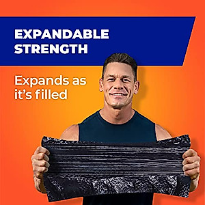 Hefty Ultra Strong Multipurpose Large Trash Bags, Black, Unscented, 30 Gallon, 14 Count