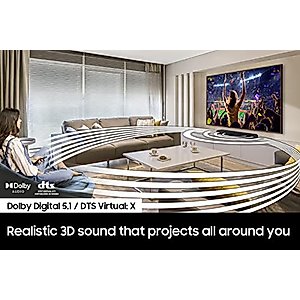 Samsung HW-B550 2.1ch Soundbar and Subwoofer with Dolby with an Additional 1 Year Coverage by Epic Protect (2022)