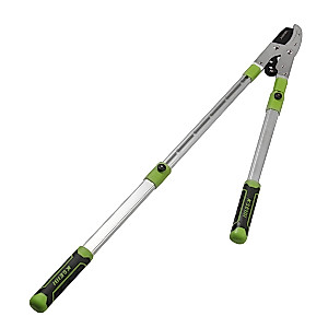 KSEIBI 252606 Anvil Lopper with Telescoping Aluminium Light-weight Handle, Tree Trimmer, Branch Cutter, Loppers, Pruning Shears, Garden Pruners Up to 2 Inch Cutting Capacity, 28 ~ 40 Inch