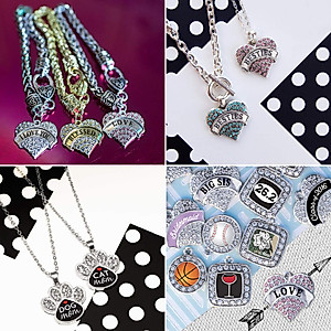 Inspired Silver - German Shepherd Face - Silver Dangle Earrings for Women - Circle Charm Earrings French Hook Drop with Cubic Zirconia - Women's Dangly Earrings Jewelry Gift