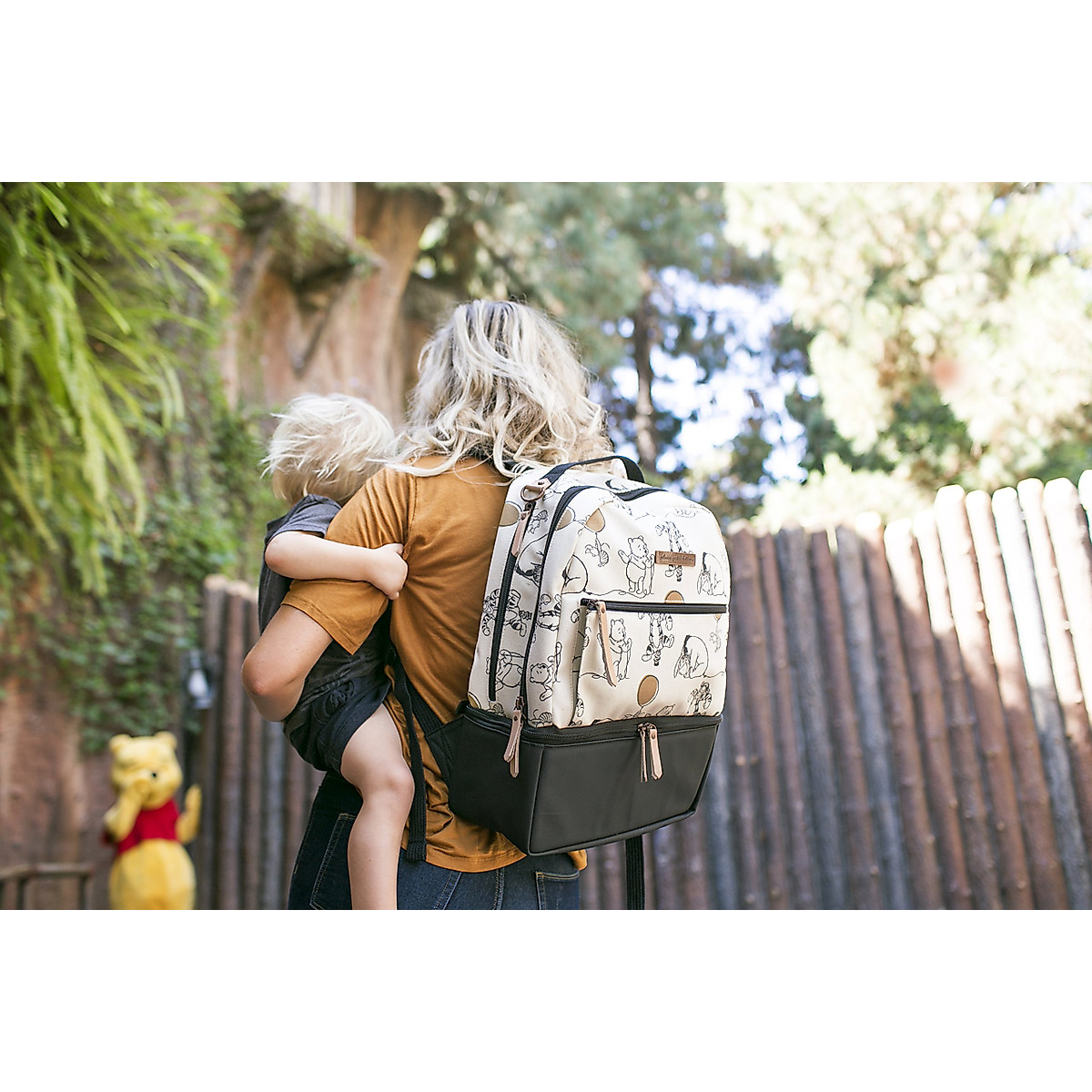 Petunia Pickle Bottom – District Backpack (Axis Backpack - Winnie the Pooh)