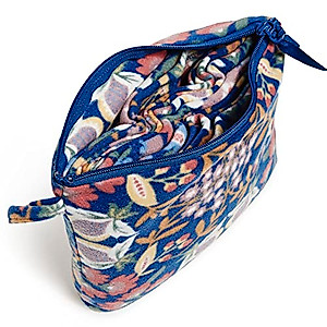 Vera Bradley Women's Packable Fleece Blanket, Enchanted Mandala Blue, One Size