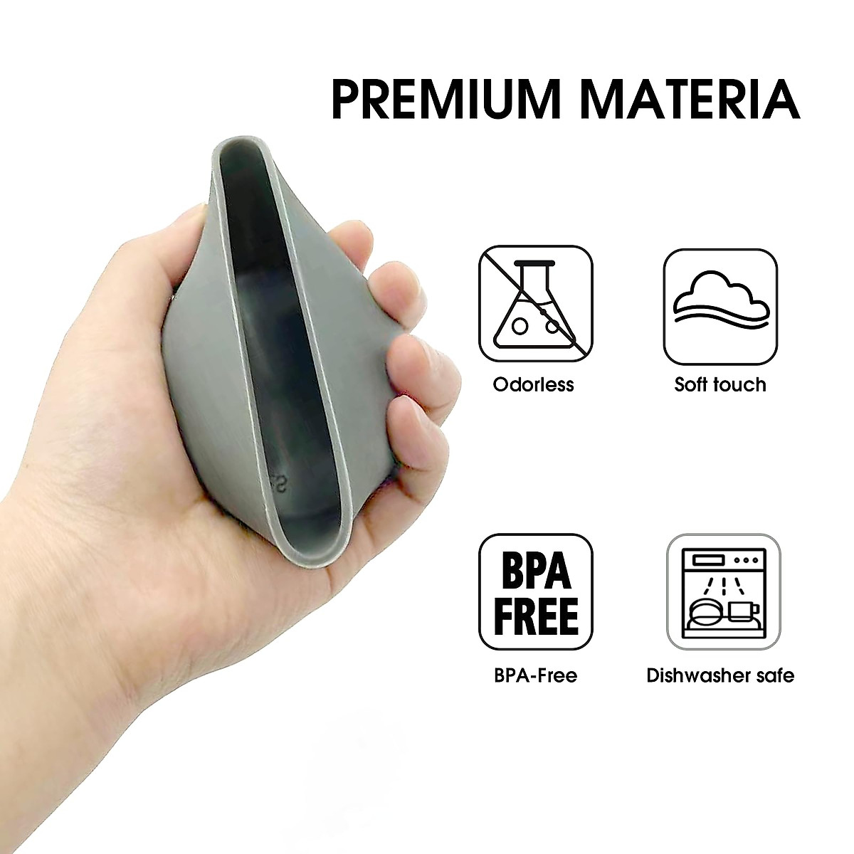 Bougimal Straw Cover Fit for Stanley Quencher H2.0 40 oz 30 oz Tumbler with Handle & Stanley IceFlow 20oz 30oz, Protective Silicone Cup Boots Reusable, Rainbow label, Stanley Cup Accessories, Gray