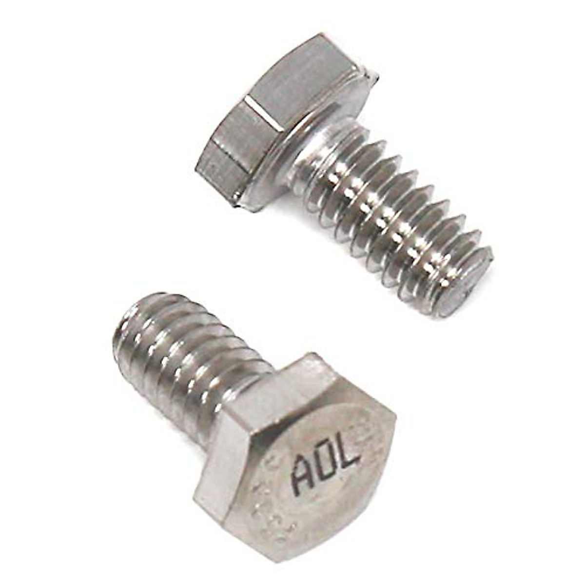 1/4"-20 x 1/2" 304 Grade Stainless Steel Cap Screw Hex Bolts (25 Pack), Sturdy with Stainless Steel Construction, Fully Threaded, Coarse, 20 Thread Pitch, 0.5 in. Length Fastener
