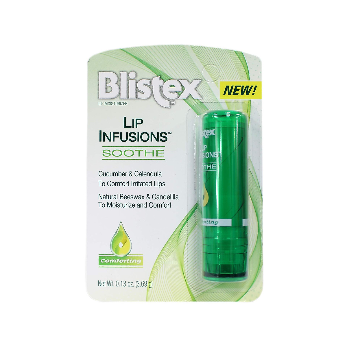Blistex Lip Infusions Soothe Lip Moisturizer 0.13 Ounce (3 Pack)
