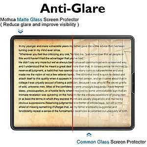 Mothca Matte Glass Screen Protector for iPad Pro 11-Inch(2022/2021/2020/2018)/ iPad Air 5/ Air 4 10.9”, Anti-Glare & Anti-Fingerprint Tempered Glass