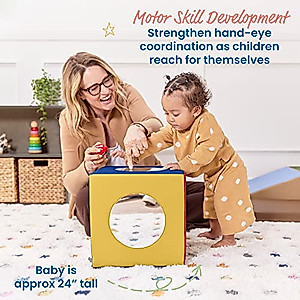 ECR4Kids SoftZone Mirror Cube, Sensory Toy, Assorted