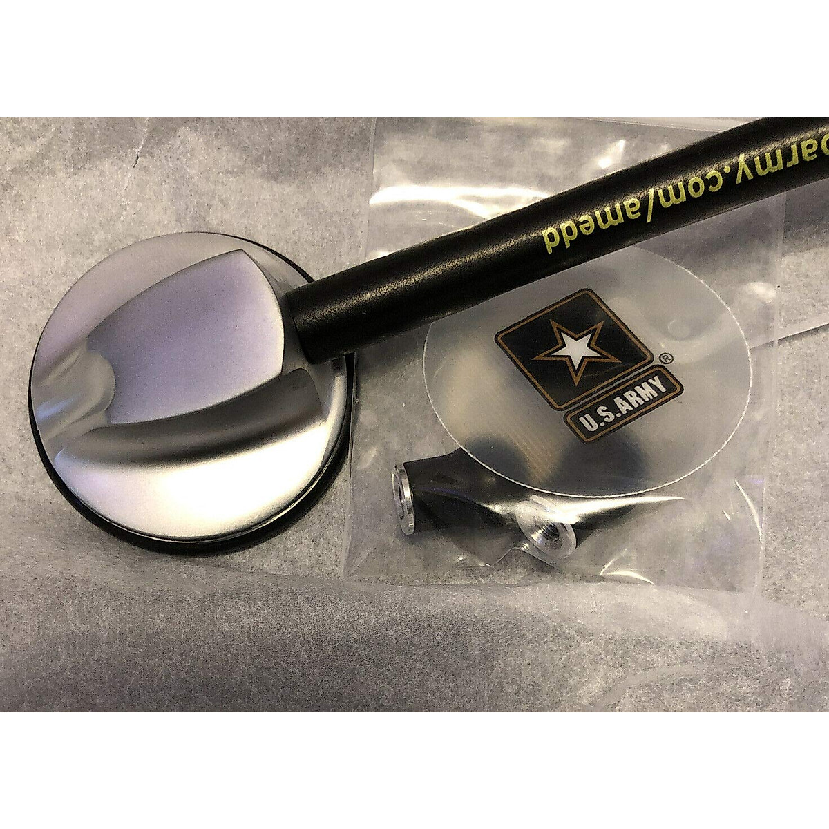 U.S. Army Cardiology Stethoscope Single Head for Medical and Clinical Use - 27 inch