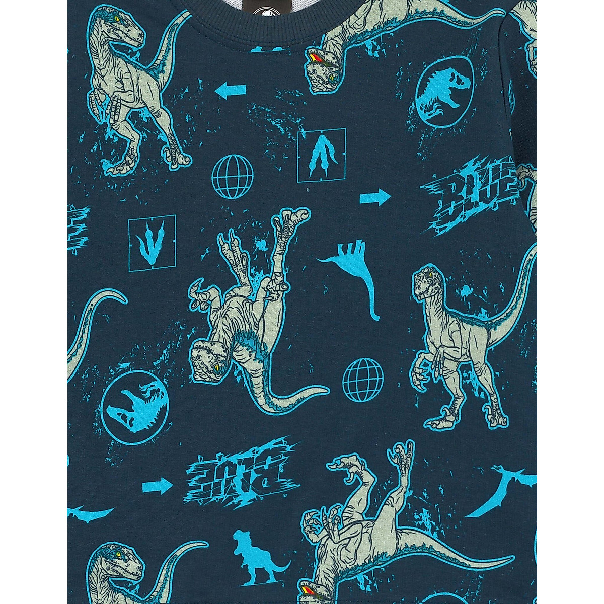 Jurassic World Infant Baby Boys Fleece Pullover Sweatshirt & Pants Green/Grey 18 Months