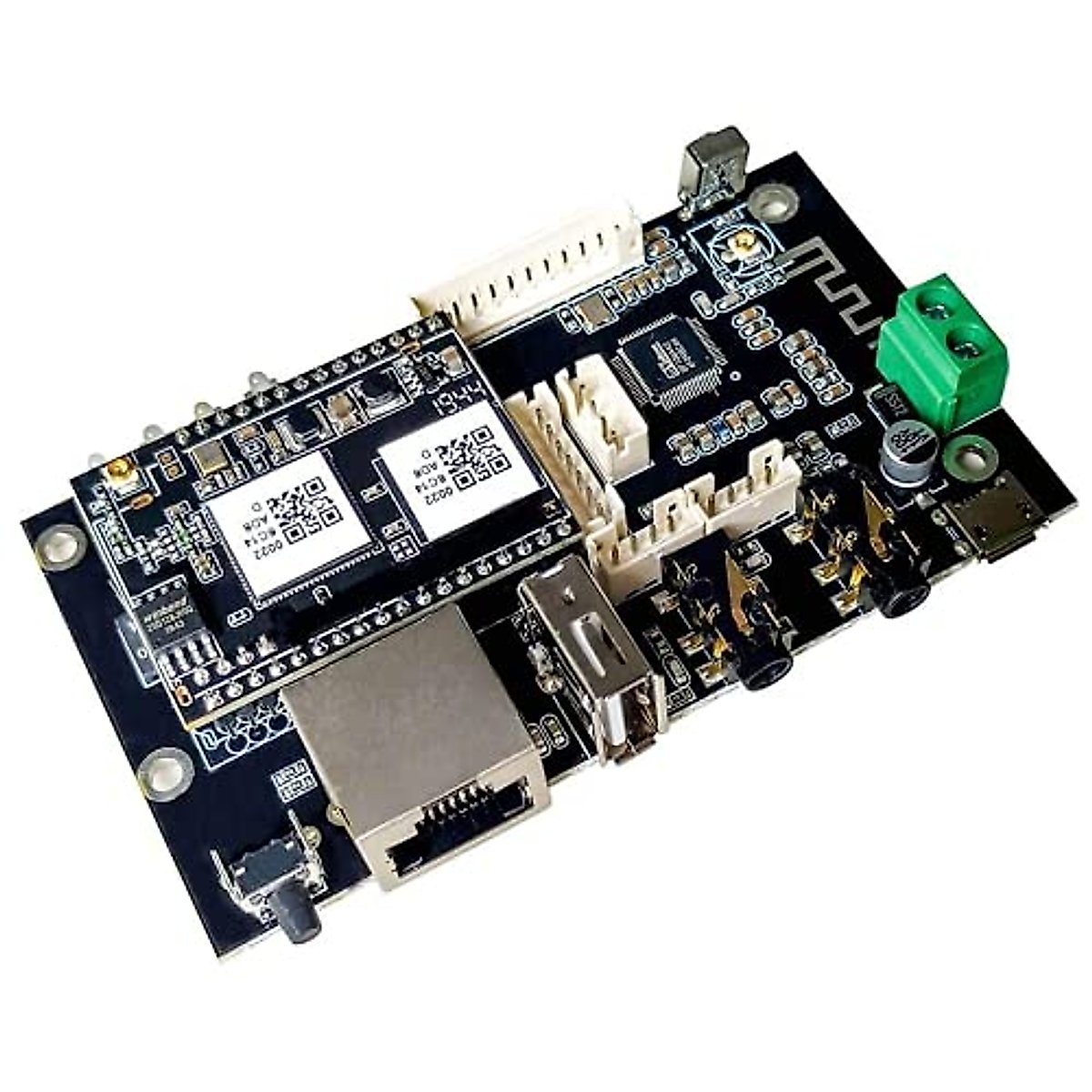 Arylic Up2stream Pro V3 WiFi & Bluetooth Audio Preamplifier Board, Wireless multiroom/multizone Home Stereo HiFi Music Receiver Circuit Module with AirPlay,Spotify.Remote Control for DIY Speakers