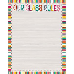 Teacher Created Resources Tropical Punch Our Class Rules Chart