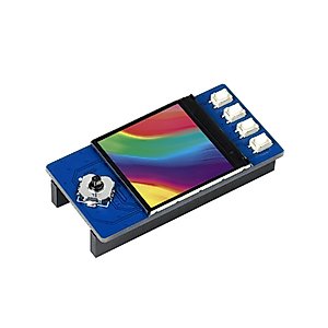 waveshare 1.3 inch LCD Display for Raspberry Pi Pico, IPS Screen Display Module, 65K RGB Colors, 240x240 Pixels, Embedded ST7789 Driver Chip, Using SPI Bus, Compatible with Raspberry Pi Pico Header