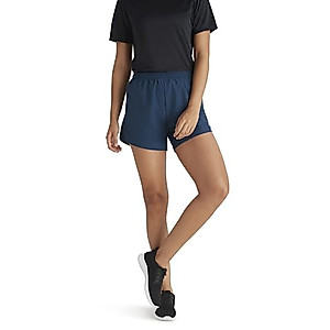 Soffe Men's Dri Running Shorts, Navy, Medium