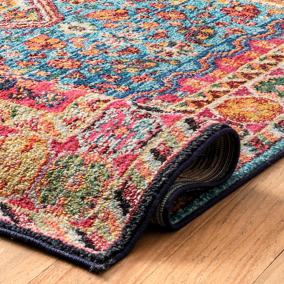 nuLOOM Erline Colorful Bohemian Runner Rug, 2' 6" x 6', Multi