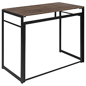 Flash Furniture Rustic Home Office Folding Computer Desk - 40"