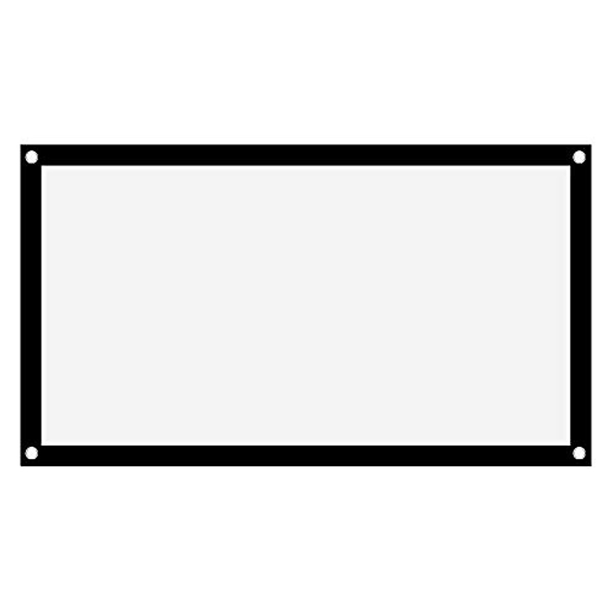 HD Portable Projector Screen 16:9 Non-Crease Projector Movies Screen 40inch - 120inch Thicken Projection Curtain for Indoor Outdoor Home Theater Office Presentation Education(40in)