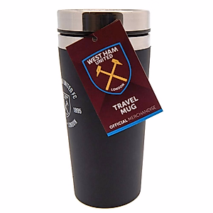 West Ham United Fc Executive Travel Mug (One Size) (Black)