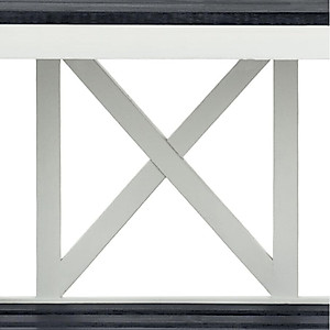 Bench Dark Slate Garden Park Grey