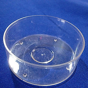 EXCEART 100pcs Plastic Tea Light Tins Cups Tea Light Empty Case Containers for DIY Candles Making Supplies Wax Holder Shell Molds