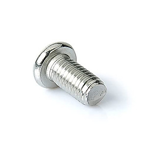 LuiQiuFa50Pcs M4x8mm Machine Screws Pan Phillips Cross Head Screw 304 Stainless Steel Fasteners Bolts