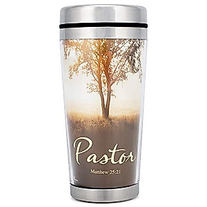 Dicksons Pastor Nature Scene 16 Oz. Stainless Steel Insulated Travel Mug with Lid