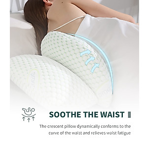 Oternal Pregnancy Pillows for Sleeping, Multipurpose Cuddle Pillow Pregnancy Must Haves, Ultra Soft Comfortable Maternity Pillow for Abdomen, Leg, Hip Support